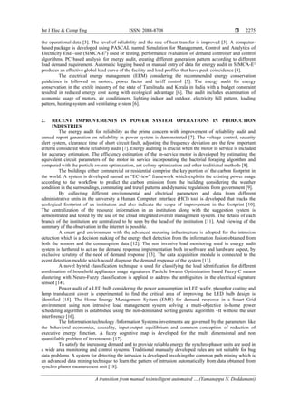A transition from manual to Intelligent Automated power system ...