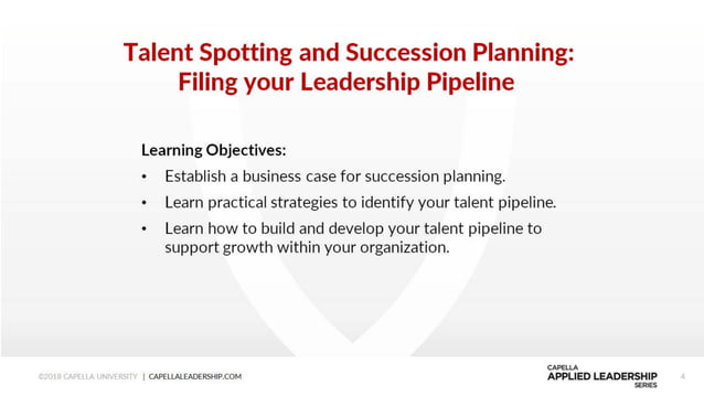TALENT SPOTTING AND SUCCESSION PLANNING: FILLING YOUR LEADERSHIP ...