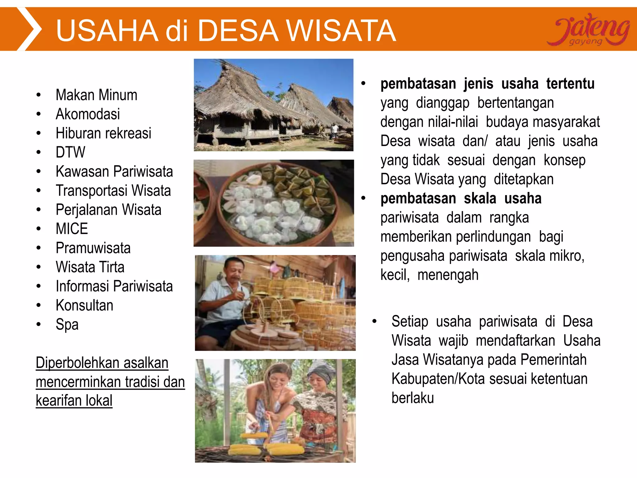 0913 tatacara penetapan desa wisata | PPTX