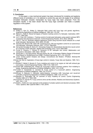 Fuzzy Control of Yaw and Roll Angles of a Simulated Helicopter Model Includes Articulated ...