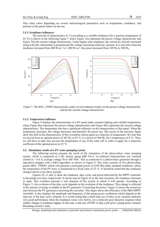 Design, modeling and simulation of perturb and observe maximum power point tracking for a ...
