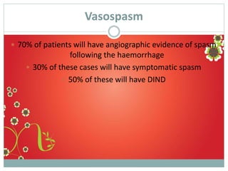 Celia Bradford on Vasospasm after SAH | PPTX | Brain and Nervous System ...