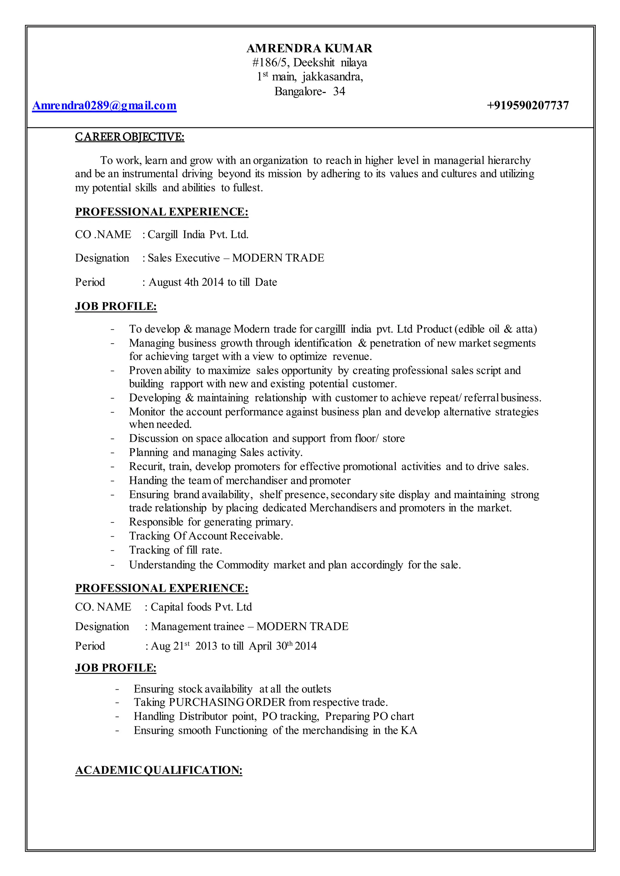 AMRENDRA KUMAR | DOCX