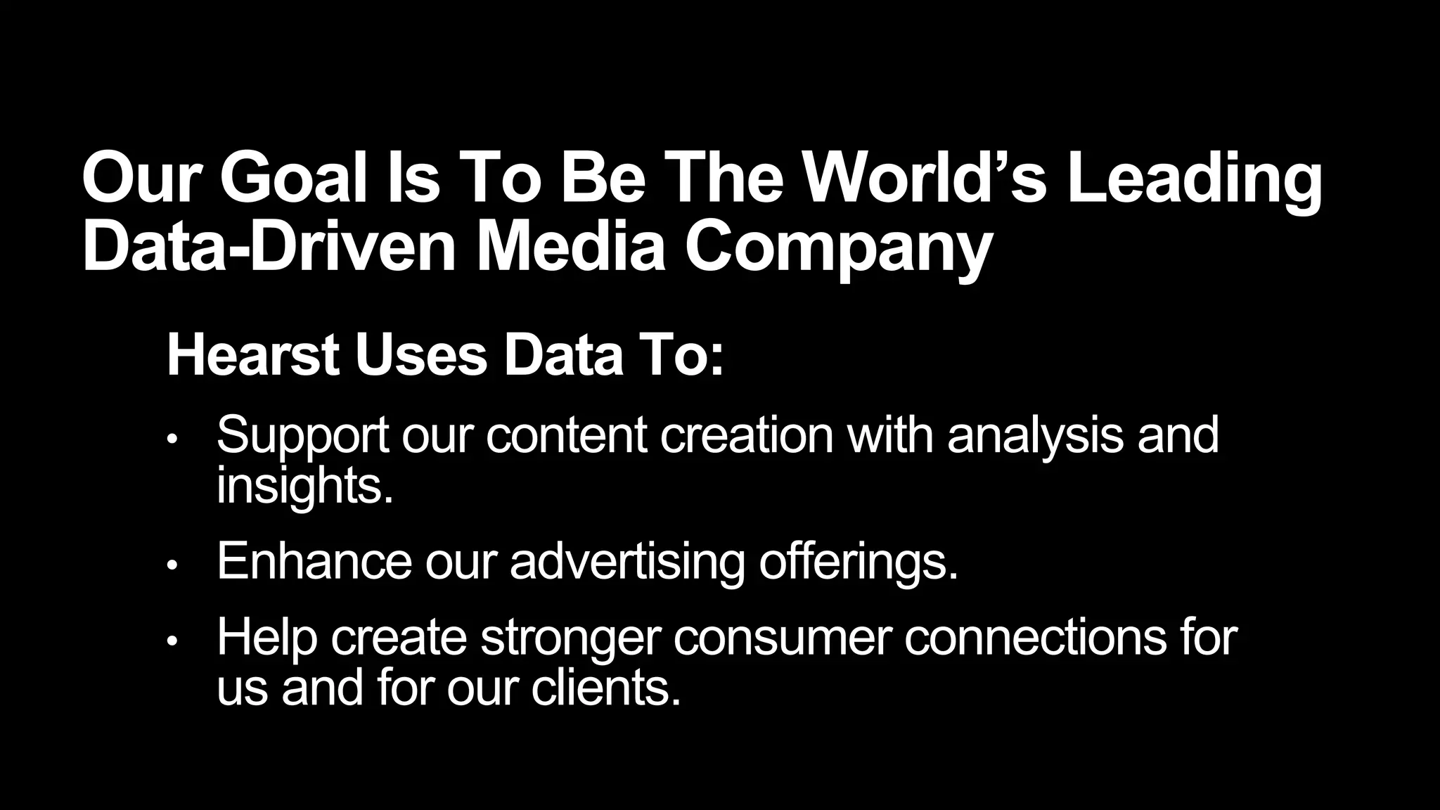 Hearst Magazines: The Data-Driven Publisher | PPT