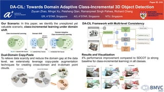 [BMVC 2022 - Spotlight] DA-CIL: Towards Domain Adaptive Class-Incremental 3D Object Detection | PPT