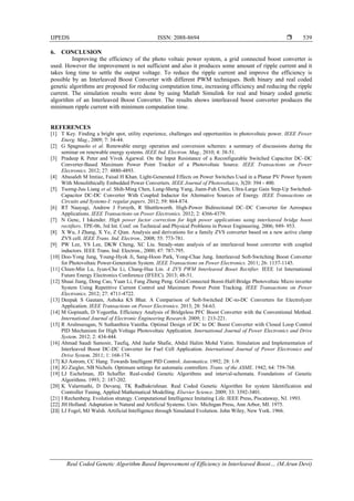 Real Coded Genetic Algorithm Based Improvement of Efficiency in Interleaved Boost Converter ...