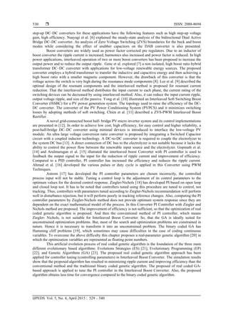 Real Coded Genetic Algorithm Based Improvement of Efficiency in Interleaved Boost Converter ...