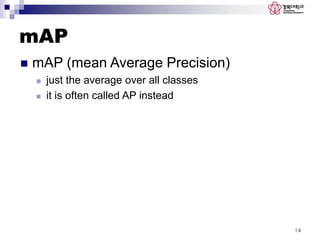 mAP (Mean Average Precision) | PPTX