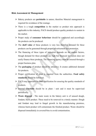 sample dpr bakery-unit | PDF