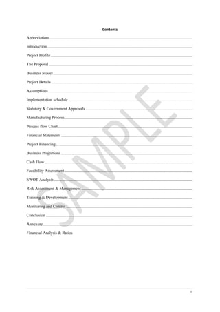 sample dpr bakery-unit | PDF