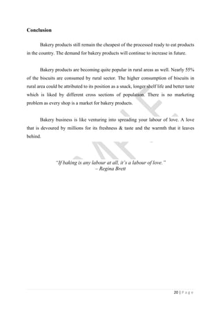 sample dpr bakery-unit | PDF