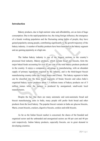 sample dpr bakery-unit | PDF