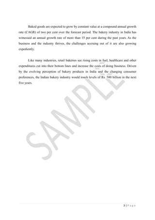 sample dpr bakery-unit | PDF