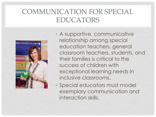 Conflict Resolution in Co-teaching: the Need for Effective ...