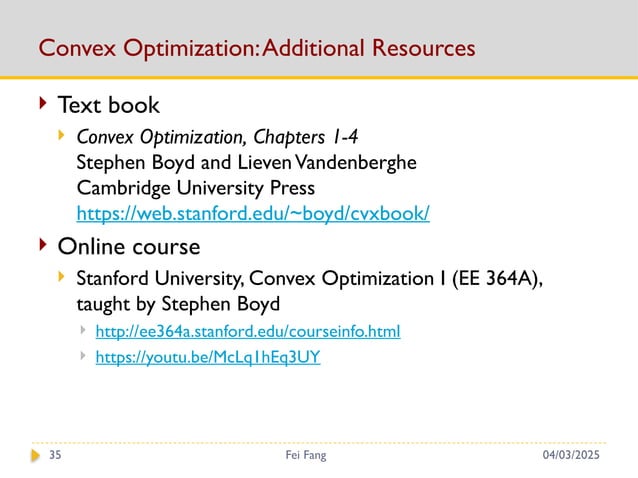 Basic presentation of convex optimization 2018.pptx