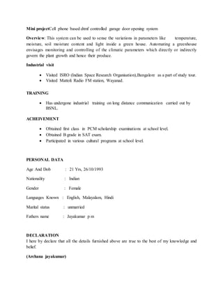 Archana Jayakumar | DOCX