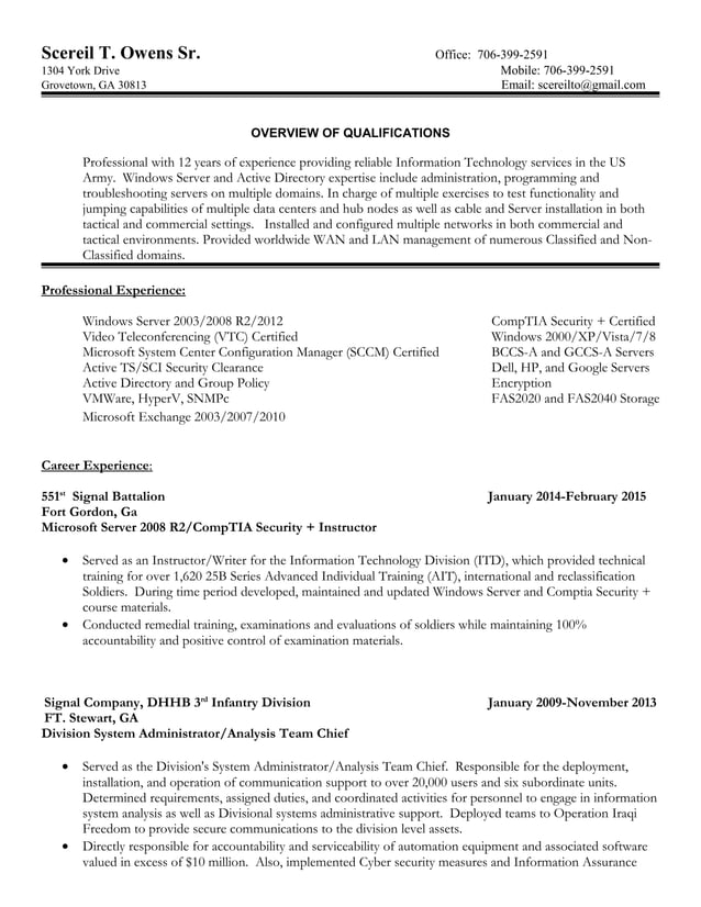 Scereil Resume | PDF
