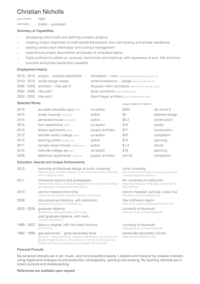 Christian Nicholls-CV-Web | PDF
