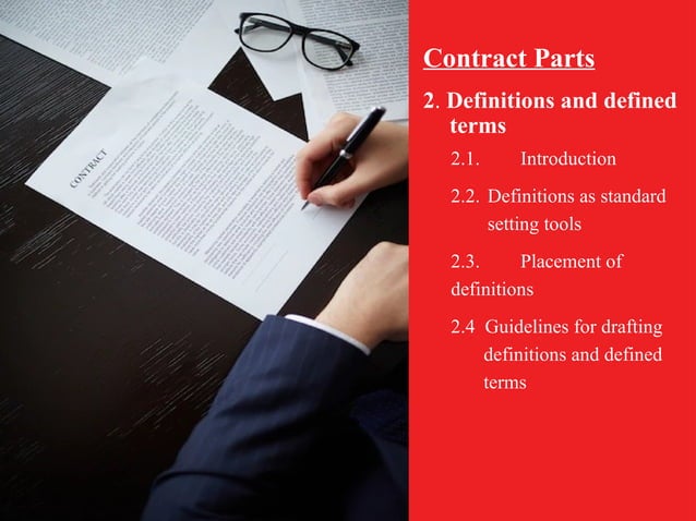 Steps and Explanation on Drafting Contract | PPTX