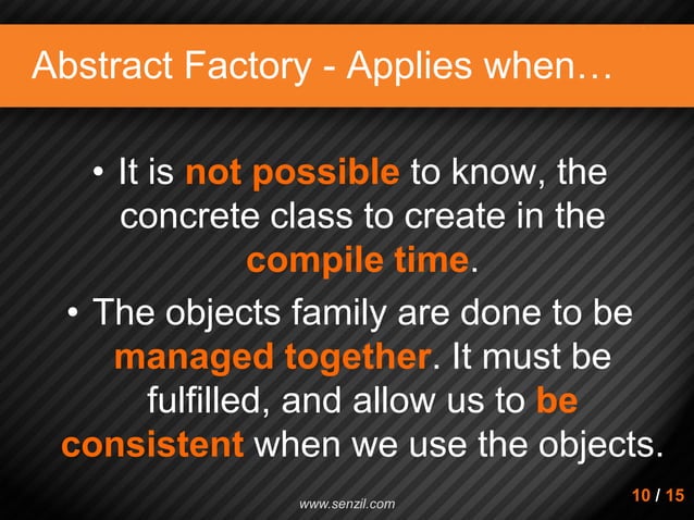 Design Patterns - Factory Method & Abstract Factory | PPT