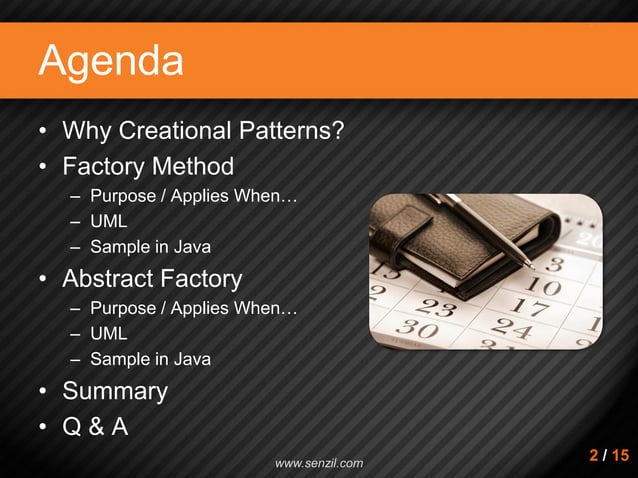 Design Patterns - Factory Method & Abstract Factory | PPT
