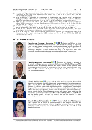 Efficient very large-scale integration architecture design of proportionate-type least mean ...