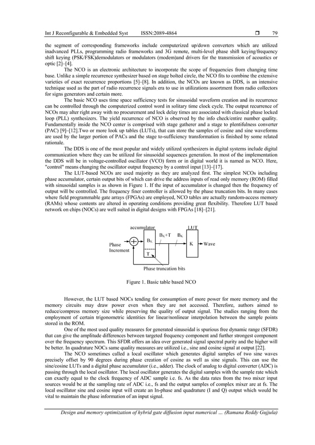 Design And Memory Optimization Of Hybrid Gate Diffusion Input Numerical Controlled Oscillator Pdf