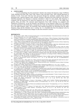 Analysis of frequency dependent Vedic chanting and its influence on ...