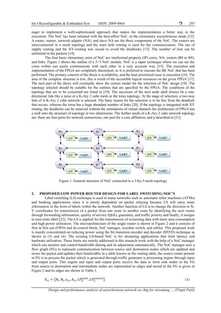 Design and performance analysis of asynchronous network on chip for streaming data transmission ...
