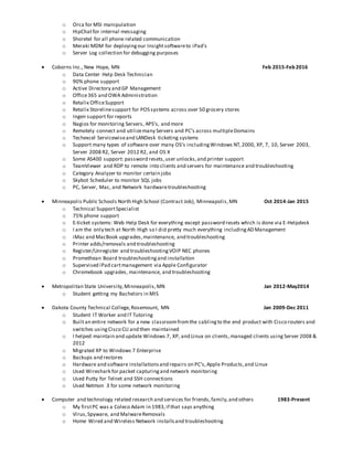 Timothy Norman's Resume | DOCX