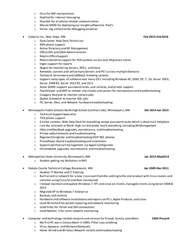 Timothy Norman's Resume | PDF