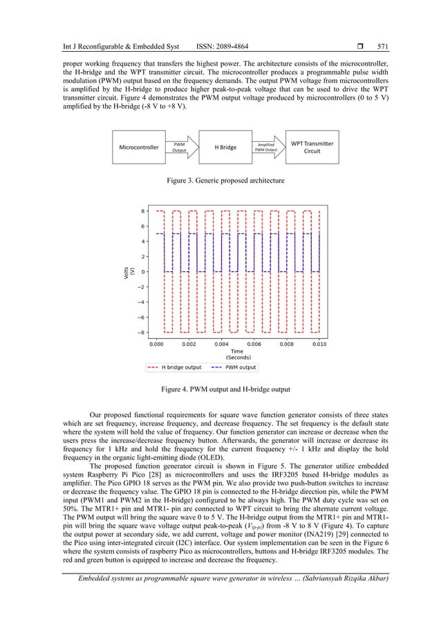Embedded systems as programmable square wave generator in wireless power transfer | PDF ...