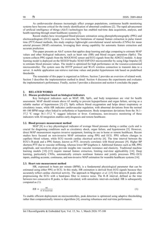 An edge AIoT system for non-invasive biological indicators estimation ...