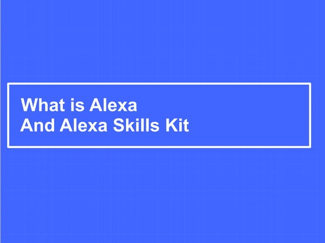 How to develop Alexa Skill Kit based on Serverless Architecture | PPT