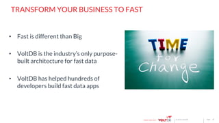 Transforming Your Business with Fast Data – Five Use Case Examples | PPT