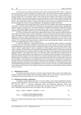 Video saliency-recognition by applying custom spatio temporal fusion technique | PDF