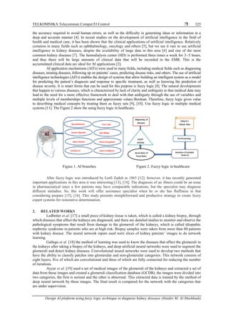 Design AI platform using fuzzy logic technique to diagnose kidney diseases | PDF