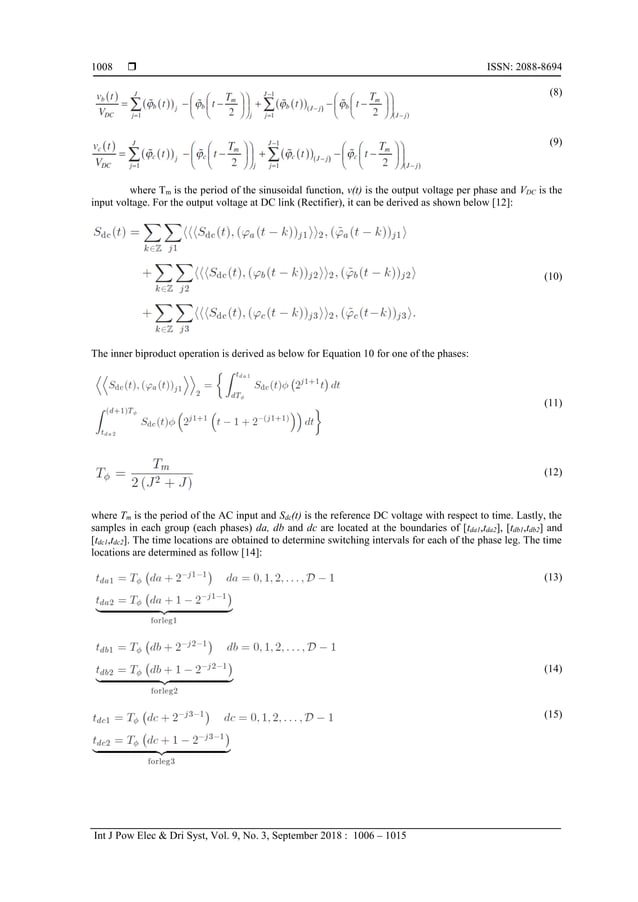 Modelling Of A Two Stage Bidirectional Ac Dc Converter Using Wavelet Modulation Pdf