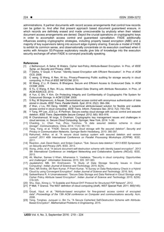 A Secured Cloud Data Storage with Access Privilages | PDF