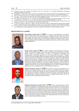 EASESUM: an online abstractive and extractive text summarizer using ...