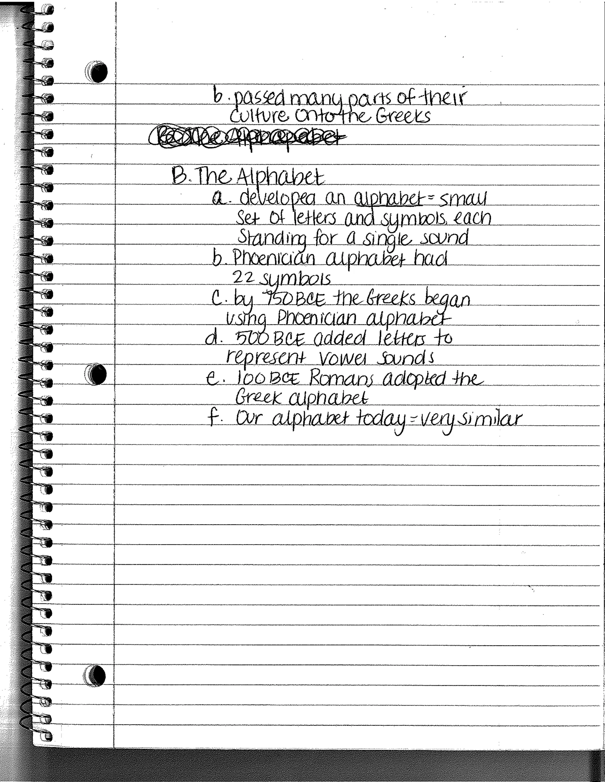 Chapter 3 Section 4 Notes "Phoenicians" | PDF