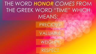 092417 Culture Of Honor | PDF