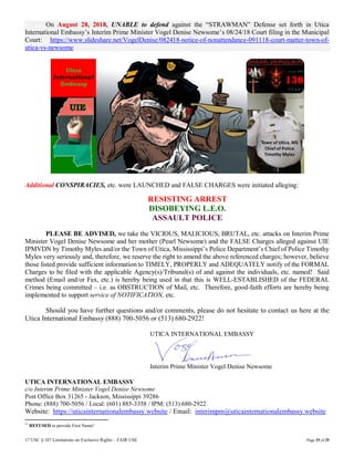 092518 NOTICE OF INTENT TO FILE FORMAL CRIMINAL CHARGES | PPT