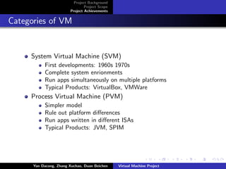 A Toy Virtual Machine Project | PDF