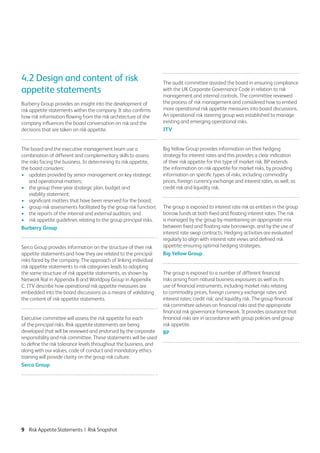 Risk Appetite Statements - IRM India Affiliate | PDF