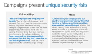 BlueHat v18 || Cybersecurity for the defense of democracy | PDF