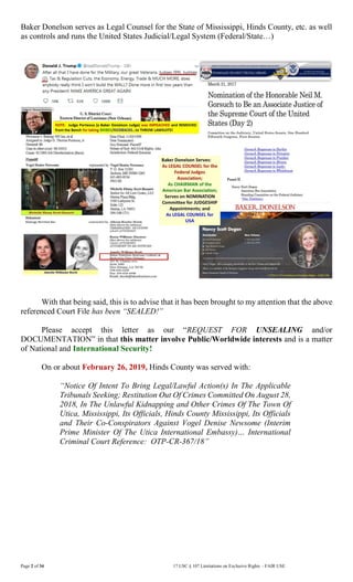 09/27/19 LETTER TO JUDGE DENISE OWENS | PDF