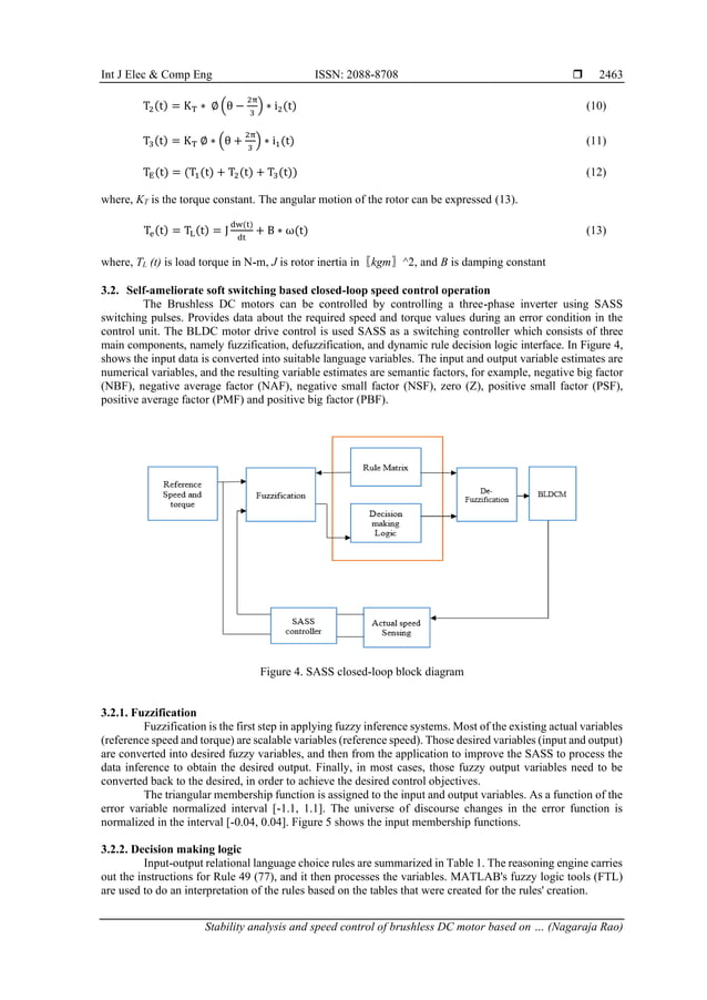 Stability analysis and speed control of brushless DC motor based on self-ameliorate soft ...