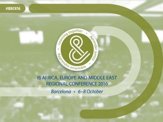 Presentation IB Conference Barcelona | PPT