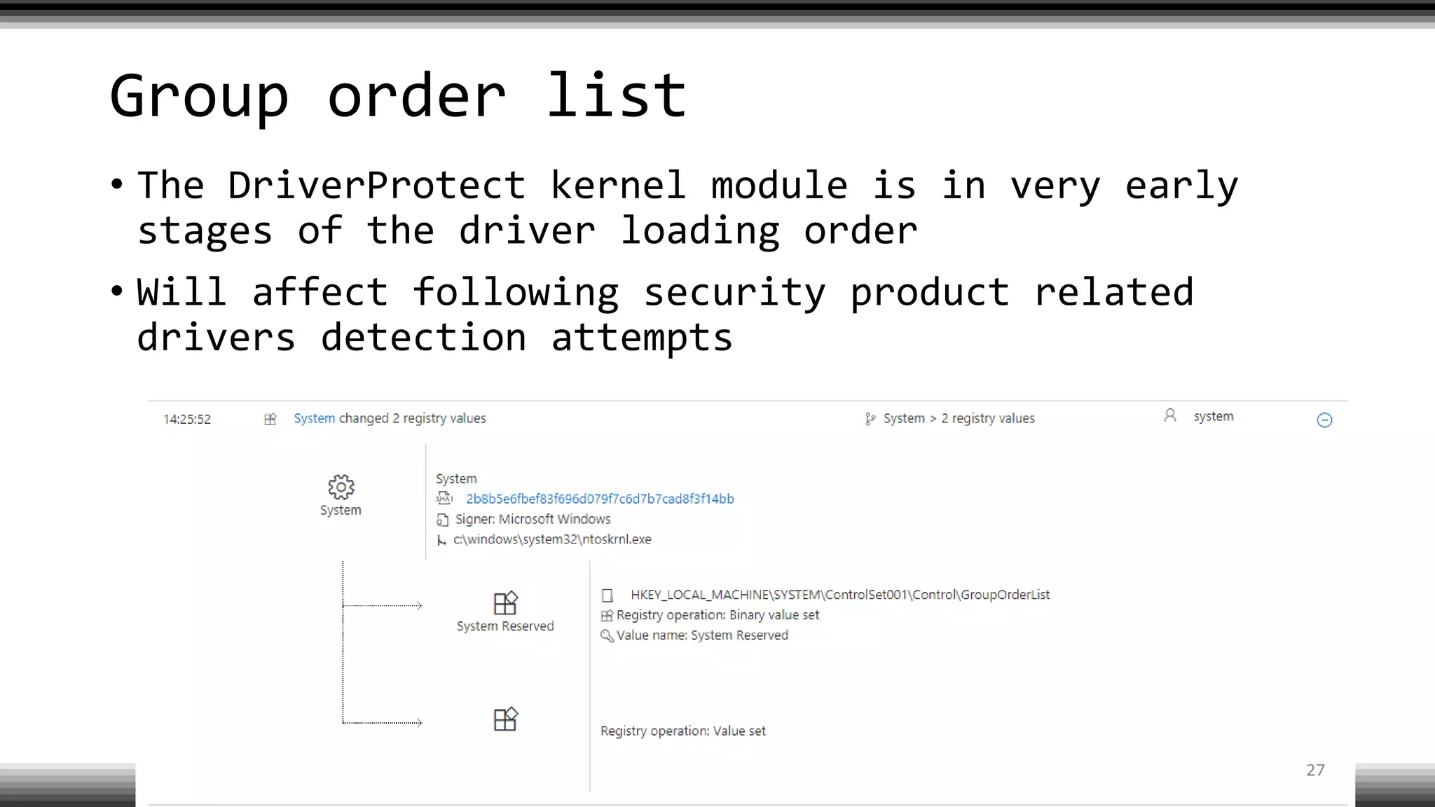 BlueHat v18 || Return of the kernel rootkit malware (on windows 10) | PPT